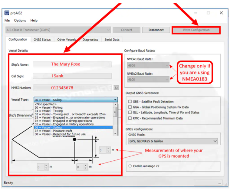 MMSI Programming on AIS700